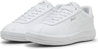 Puma Sneakers Club Klassika SL Femme 37.5, White Silver Metallic
