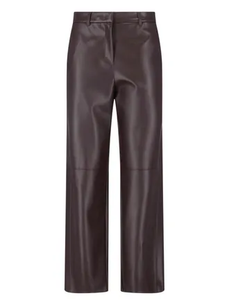 Max Mara Faux Leather Pants