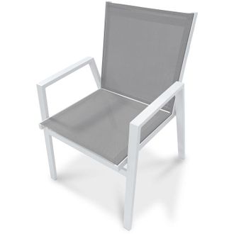 DCB Garden Dcb Garden - floride - Fauteuil de jardin empilable en aluminium