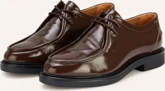 Bianco Lackschn&uuml;rer Biaadda braun