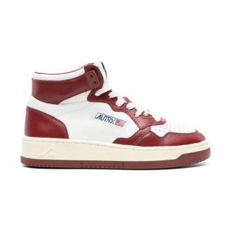 Autry Femme, Chaussures, Blanc, Taille: 37 EU Medalist Mid Baskets