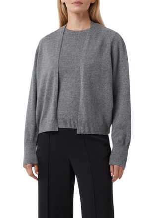 Comma Cardigan mit Glitzergarn und Fledermaus&auml;rmeln