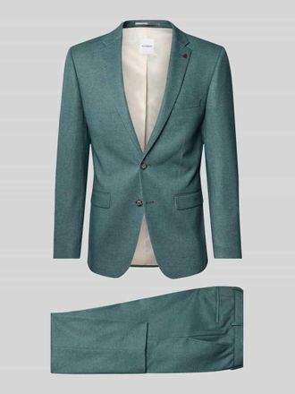 Roy Robson Slim Fit Anzug mit Reverskragen und B&uuml;gelfalte