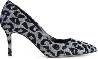 Caf&egrave;noir D&eacute;collet&eacute; En Tissu &Agrave; Paillettes L&eacute;opard, Pour Femme, Couleur Bleu, Taille 36