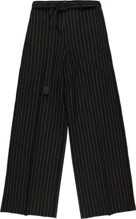 sacai Gestreifte Hose - Schwarz