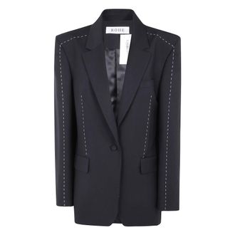 R&oacute;he Femme, Vestes, Noir, Taille: 42 FR Blazers