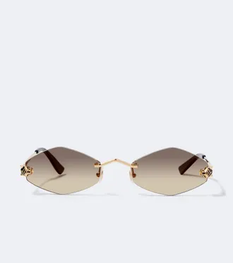 Cartier Ovale Sonnenbrille Panth&egrave;re De Cartier