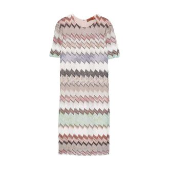 Missoni Femme, Robes, Multicolore, Taille: 40 FR Short Robes