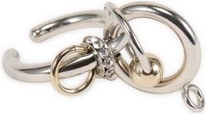 Justine Clenquet Bague Kris en laiton