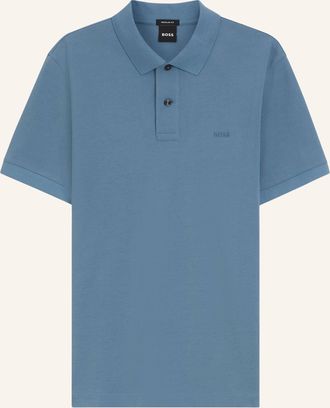 HUGO BOSS Piqu&eacute;-Poloshirt Pallas Regular Fit blau
