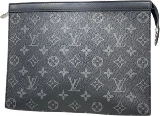 Louis Vuitton Pre-owned Pochette en toile - Homme - Pre-owned - Noir - Taille: ONE Size