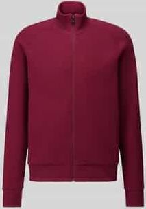 HUGO BOSS Sweatjacke mit Logo-Pr&auml;gung