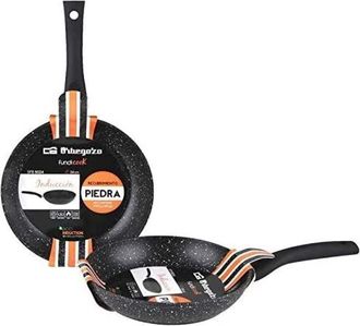 Orbegozo SFB 8022 Geschmiedete Aluminium-Bratpfanne, 22 cm, antihaftbeschichtet, Schwarz