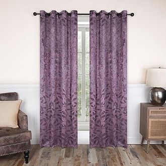 Superior Verdunkelungsvorh&auml;nge, Raumverdunkelung, Fensterakzent f&uuml;r Schlafzimmer, Sonnenblockierung, thermische, Moderne b&ouml;hmische Vorh&auml;nge, Bl&auml;tter-Kollektion