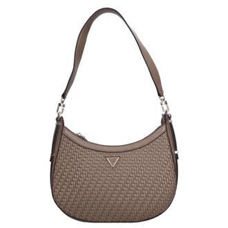 Guess Murielle Schultertasche mit Webmuster - - Bags - Damen - Braun - ONE SIZE
