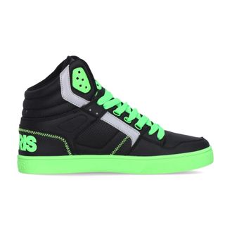 Osiris Osiris, Homme, Chaussures, Noir, Taille: 40 EU Chaussures de Skate Noir/Vert High Top