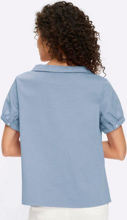 Heine Klassische Bluse Bluse Kurzarm