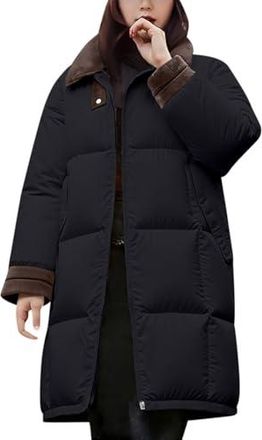 Generic Cape Chaude Femme Hiver Manteau De Ski Femme Veste Décontractée En Coton Chaud Et Épais Pour Taille Longue Européen Et Américain Doudoune Veste Fausse