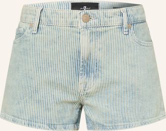 7 For All Mankind Jeansshorts blau