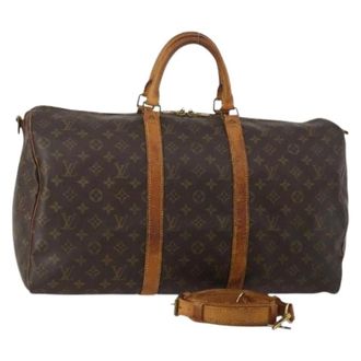 Louis Vuitton Pre-owned Keepall Bandouli&egrave;re 50 - Femme - Pre-owned - Brun - Taille: ONE Size
