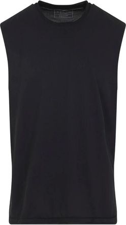 Yohji Yamamoto Homme, Sport, Noir, Taille: M T-shirt sans manches &agrave; col rond
