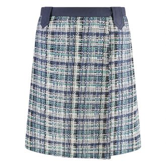 Etro Wickelrock aus Seidenmischung mit G&uuml;rtel - - Skirts - Damen - Blau - M