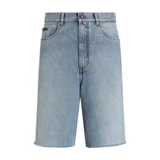Dolce & Gabbana Homme, Shorts, Bleu, Taille: S S9001 Denim Shorts