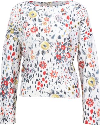 Ivko Pullover mit floralem Muster