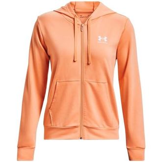 Under Armour Sweat &agrave; Capuche en Polaire pour Femme avec Fermeture &eacute;clair et Fermeture &eacute;clair, Orange, 1369853-868, SM
