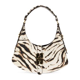 Ganni Animal Print Bag - - Bags - Damen - Braun - ONE SIZE