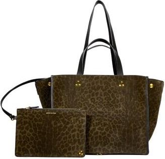 Jerome Dreyfuss Sac cabas Leon M en cuir
