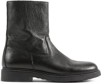 Saison 1865 Bottines zipp&eacute;es en cuir grain&eacute;