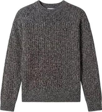 Calvin Klein Pull en maille &agrave; logo en coton