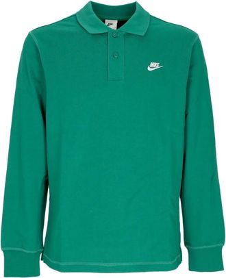 Nike Langarm Polo Club Malachit/Wei&szlig; - - Sport - Herren - Gr&uuml;n - M