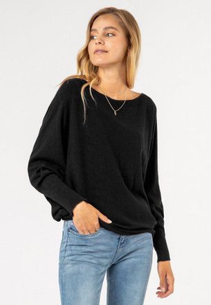 Sublevel Strickpullover Strickpullover Fledermaus
