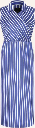 Marc Cain Kleid In Wickeloptik blau