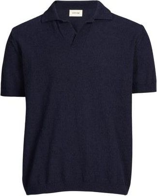 Saison 1865 Polo Hula &agrave; manches courtes en coton m&eacute;lang&eacute;