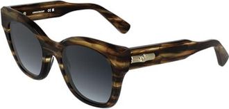 Longchamp Lunettes de Soleil LO791S 211 STRIPED BROWN 51/21/140 Femme