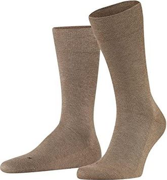 Falke Sensitive London M So coton non-comprimantes 1 paire, Chaussettes Homme, Marron Nutmeg Melange 5410, 47-50