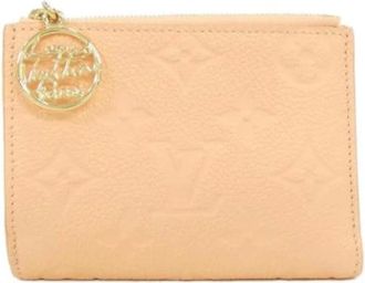 Louis Vuitton Portefeuille bi-pli Pre-owned - Femme - Pre-owned - Beige - Taille: ONE Size