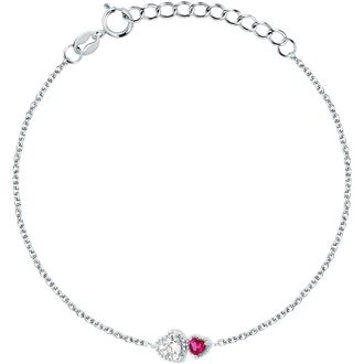 Cleor Bracelet en argent 925/1000 et zircon