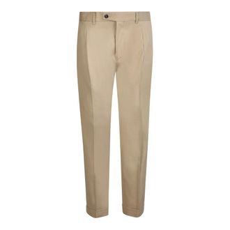 Dell'Oglio Homme, Pantalons, Beige, Taille: W32 Pantalon Beige Robert - Marque Italienne - Fabriqu&eacute; en Italie