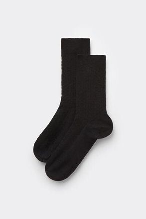 Calzedonia Socken Mit Kaschmir Gemustert F&uuml;r Herren Schwarz