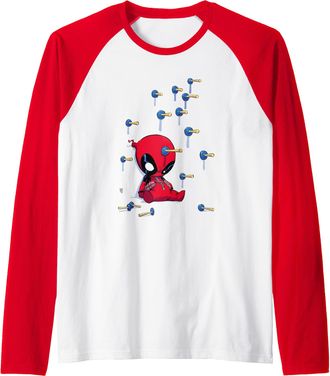 MARVEL Deadpool Cartoon Knockout Raglan