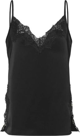 MY ESSENTIAL WARDROBE Brenda Dentelle Long Top - Femme - Tops - Noir - Taille: 40 FR