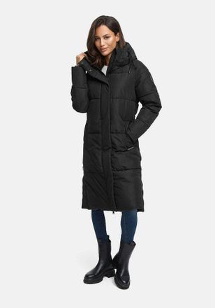 Marikoo Winterjacke Michikoo Extra langer Schnitt mit seitlichen Bel&uuml;ftungs&ouml;ffnungen