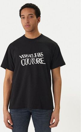 Versace Jeans Couture T-Shirt 80GAHE04 CJ00E Schwarz Regular Fit