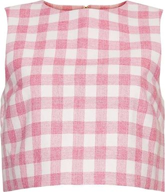 Cara Cara haut &agrave; carreaux vichy - Rose