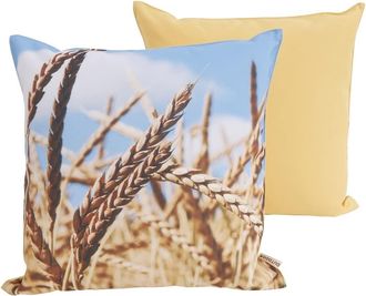 CB Home & Style Outdoor Garten Kissen Wasserabweisend Wasserfest 45 x 45 cm mit F&uuml;llung (Kornfeld2)