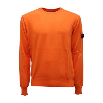 Peuterey Rundhals-Strickware Exmoor Style - - Knitwear - Herren - Orange - 3XL
